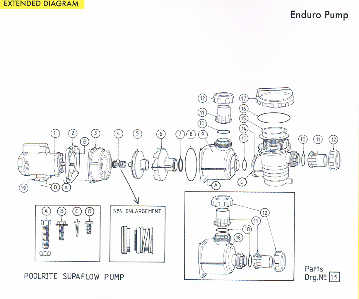 Poolrite Enduro Pump Swivel Union / Coupling O-Ring