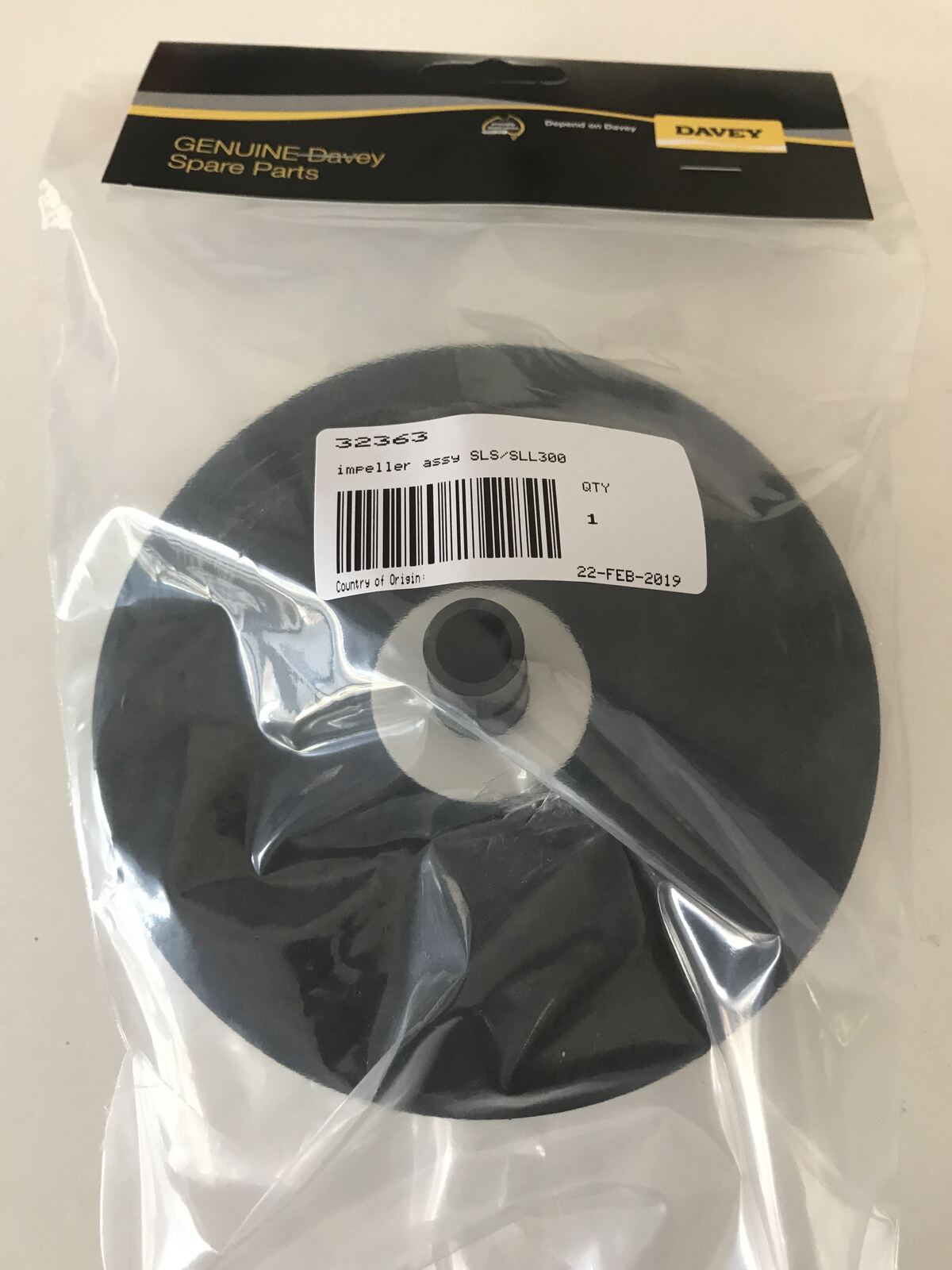 Davey Silensor SLS300 / SLL300 Impeller Assembly