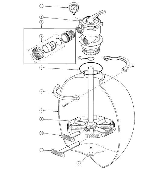 Davey Crystal Clear CC330, CC400 Tank Oring