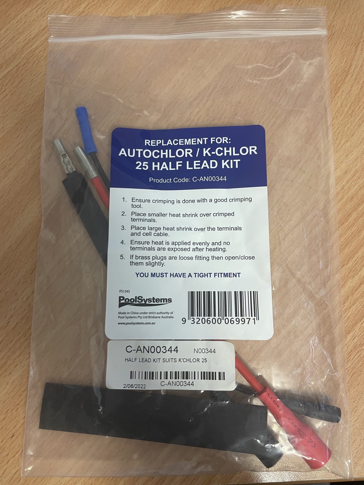 K'Chlor 25 Chlorinator Half Lead