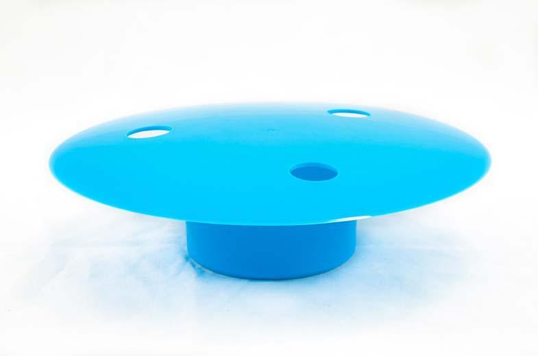 Main Drain Cover with weighted bottom - Blue
