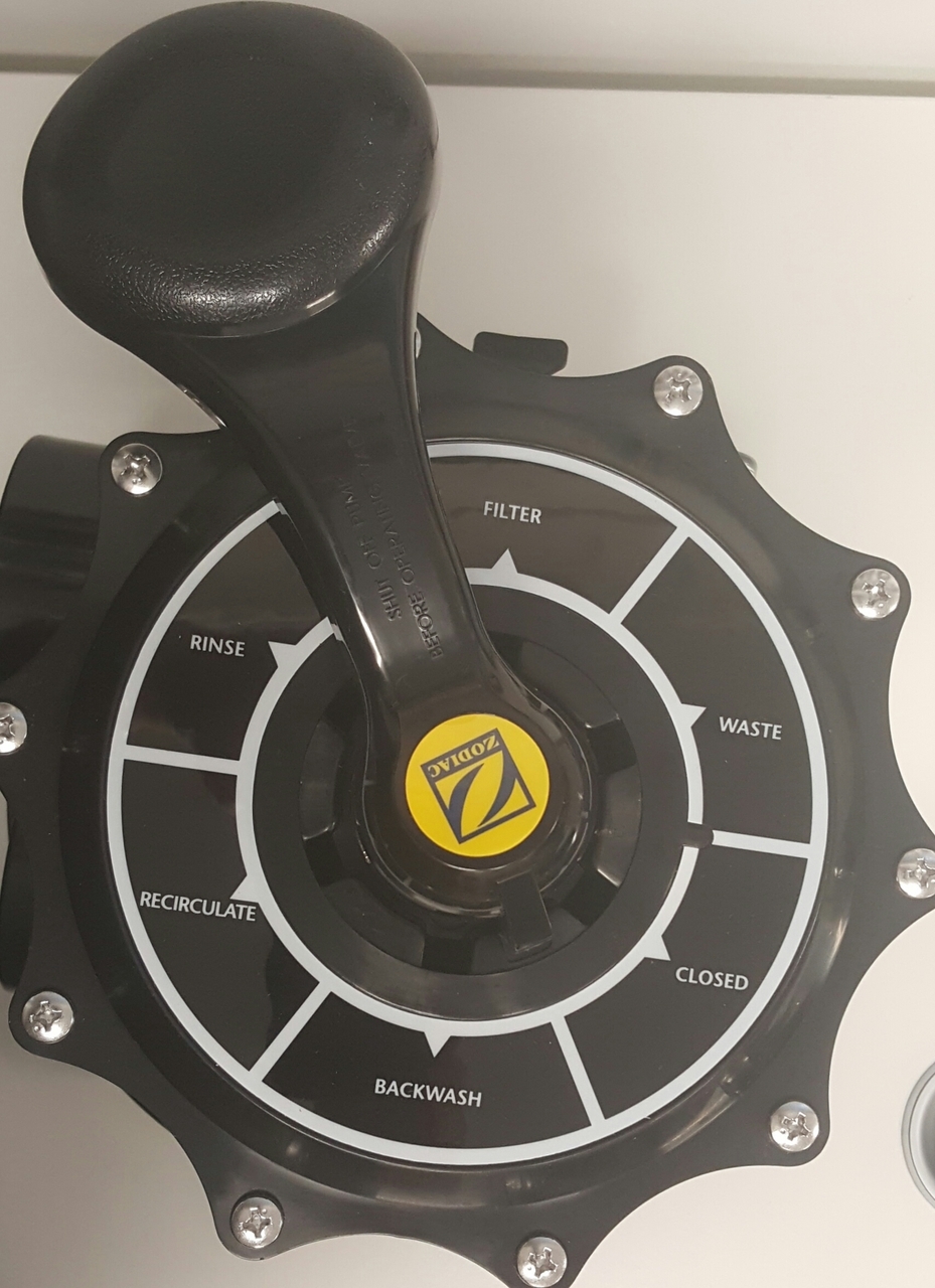 Zodiac Titan ZT700B / ZT900 Top Mount 50mm Multiport Valve