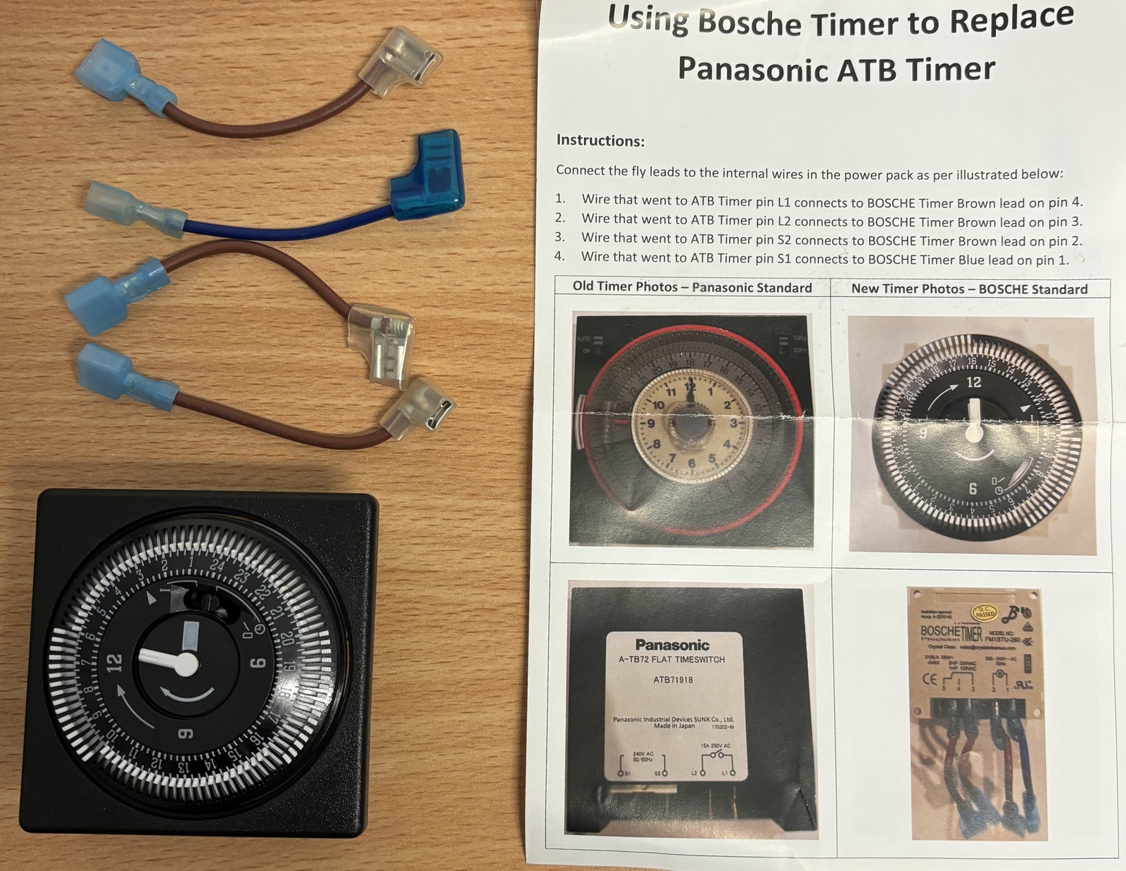 TIMER KIT - BOSCHE MECHANICAL TIMER SUITS A-TB72