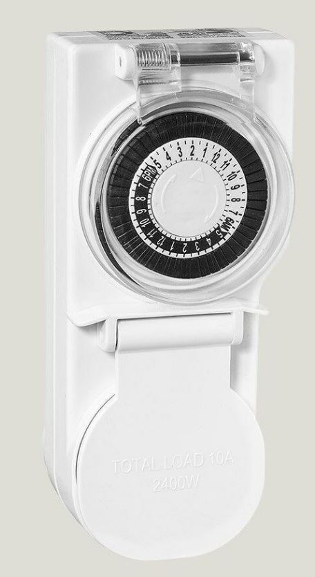 Hpm 24 Hour Analogue Timer Outdoor Heavy Duty